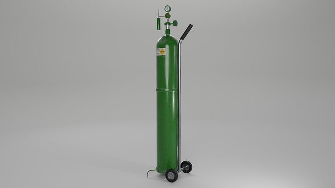 3D model Oxygen Tank Cylinder VR / AR / low-poly | CGTrader