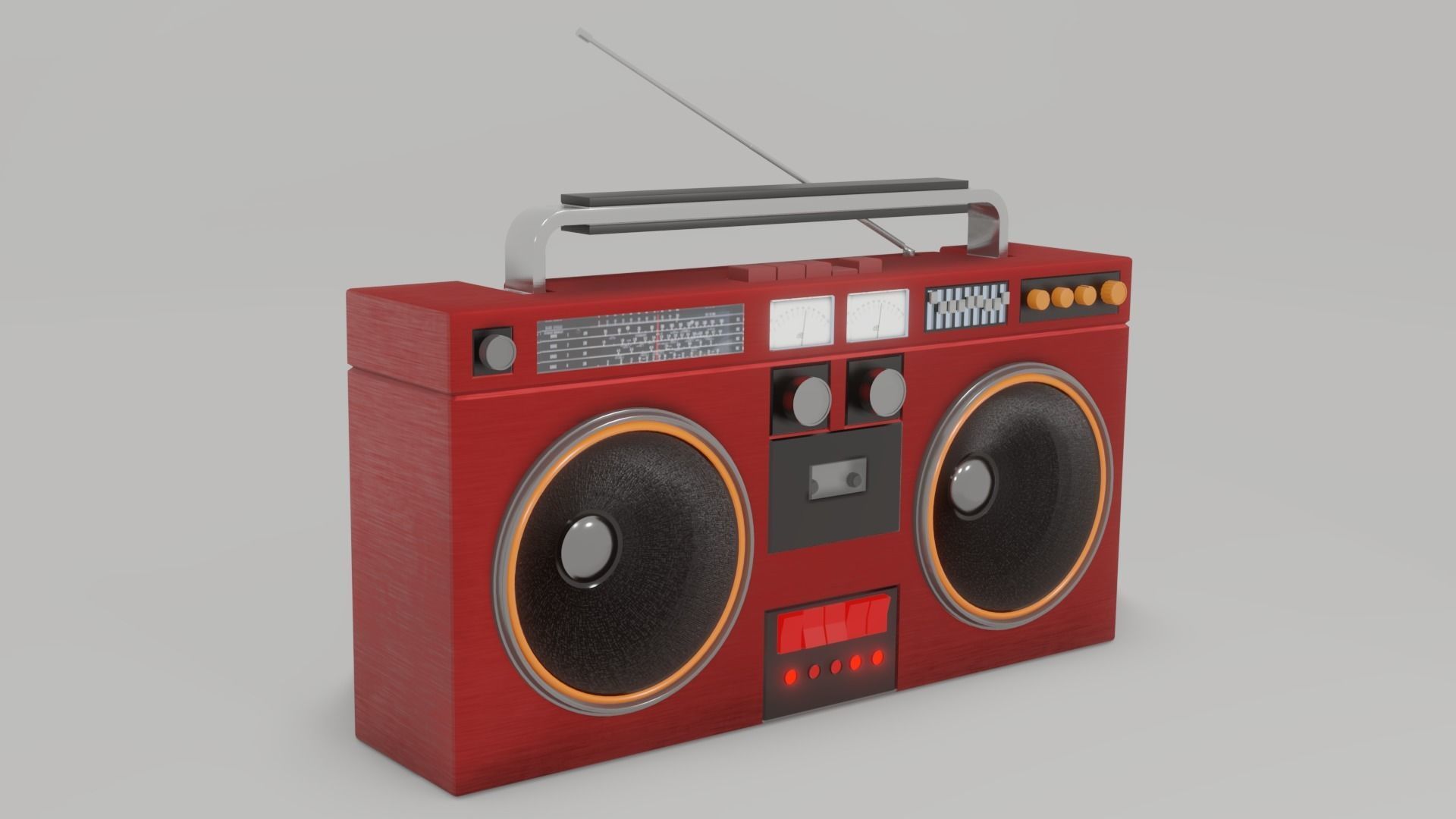 Stylized radio player 3D model | CGTrader