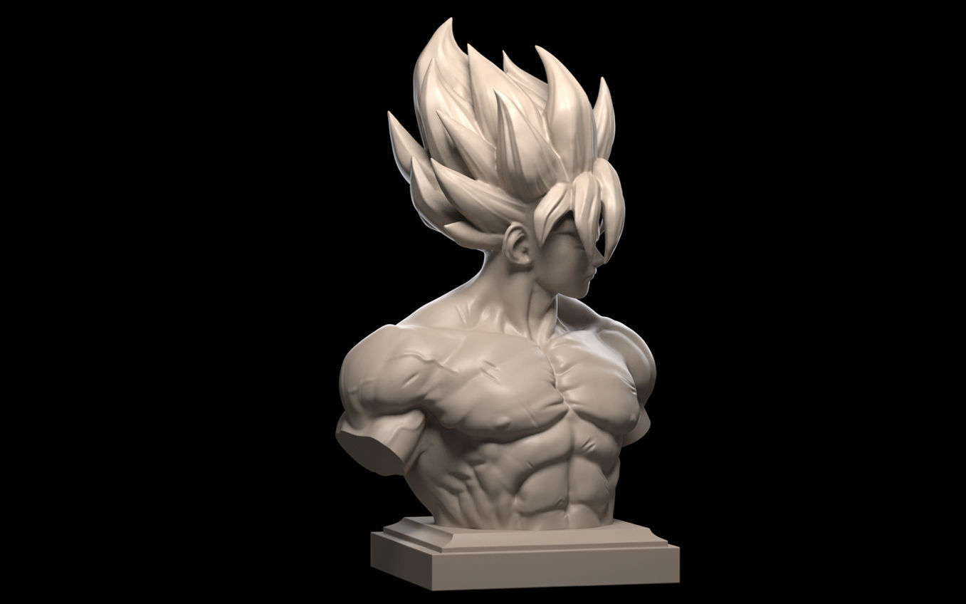 Goku Dragon ball z 3D model 3D printable | CGTrader