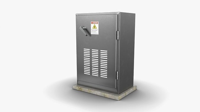 3D model Electric Box 04 VR / AR / low-poly | CGTrader