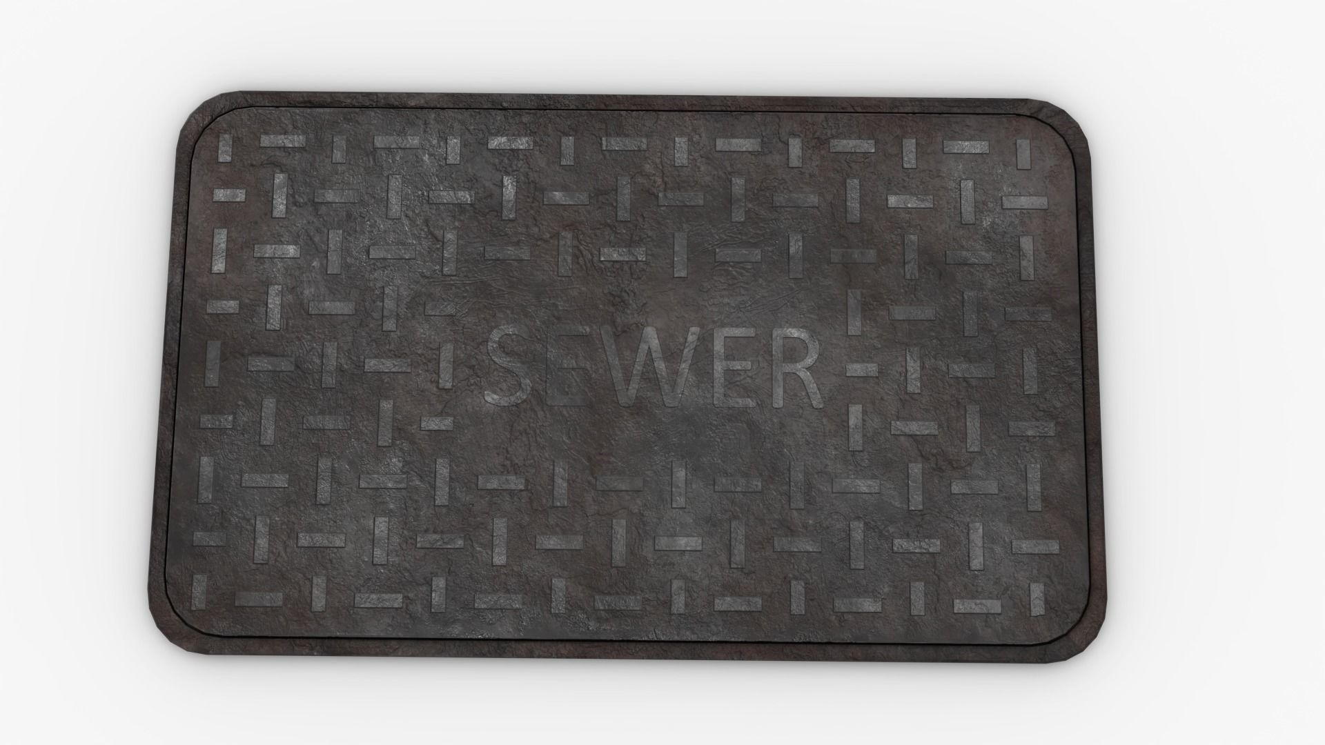 Sewer door 02 free VR / AR / low-poly 3D model | CGTrader