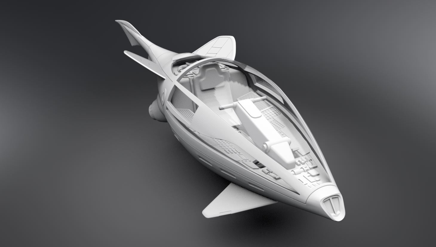 Seaquest Stinger Scale model 3D model 3D printable | CGTrader