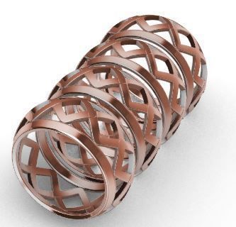 Patterned Ring 3D model Texture Texture | CGTrader