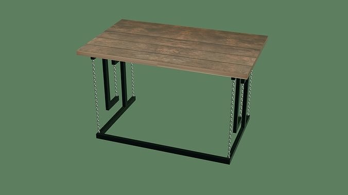 3D model Fancy 3D Table VR / AR / low-poly | CGTrader