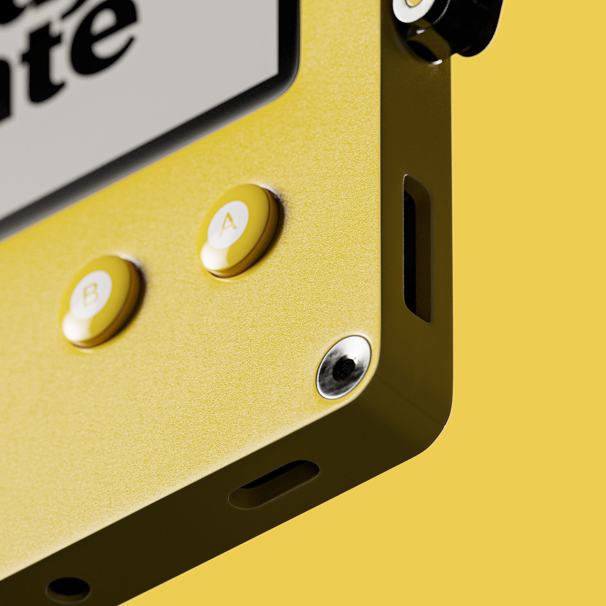 Playdate Video Game Console 3D model | CGTrader