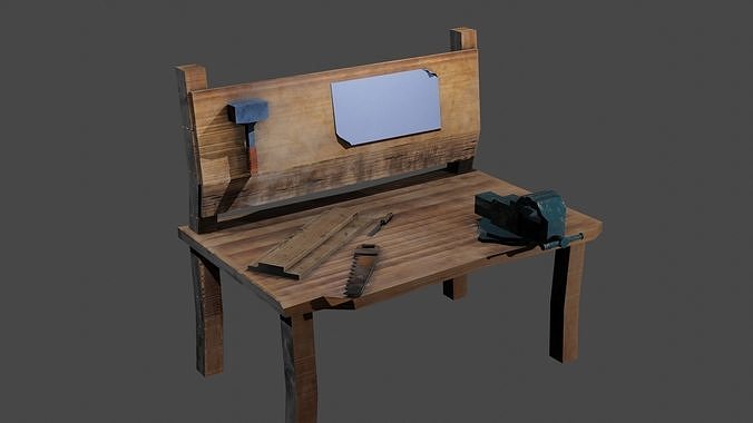 3D model Workbench VR / AR / low-poly | CGTrader