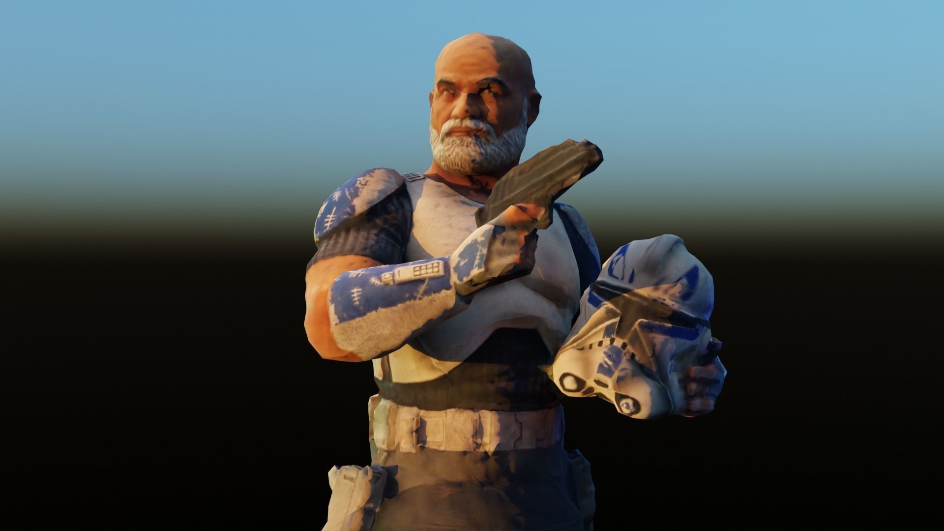 captain rex free 3D model | CGTrader