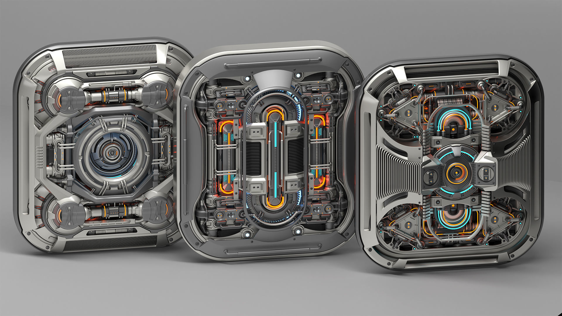 Sci-Fi Kitbash Mega Elements 4 - Full Pack 3D model | CGTrader