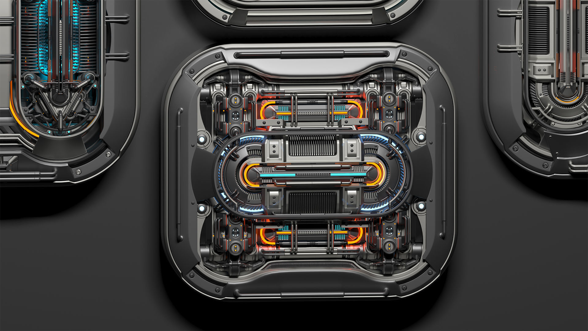 Sci-Fi Kitbash Mega Elements 4 - Full Pack 3D model | CGTrader