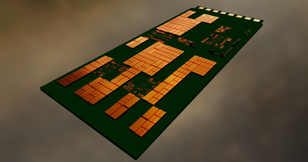Creative computer platine art motherboard 3D model | CGTrader