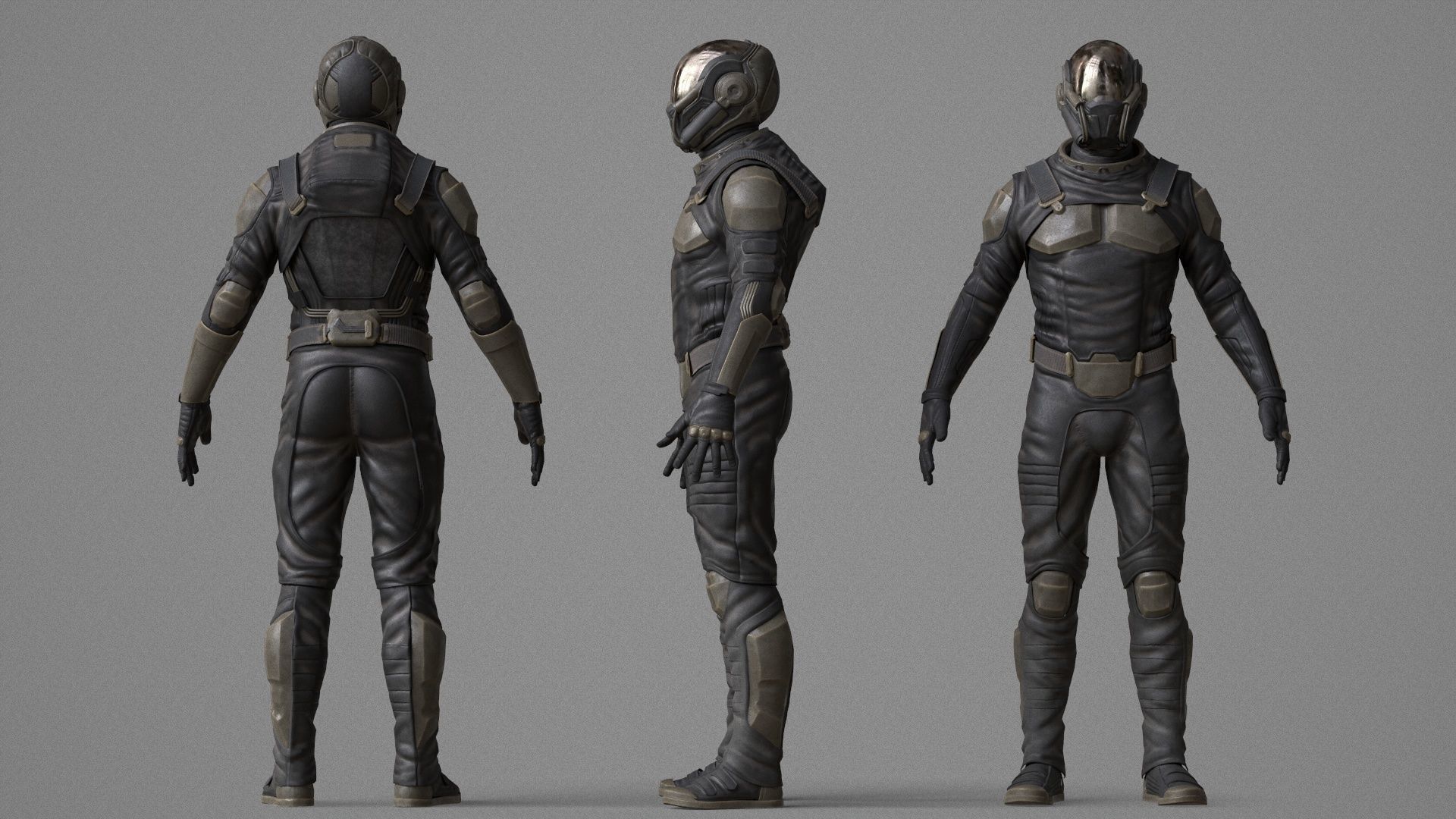 3D model Desert Soldier VR / AR / low-poly | CGTrader