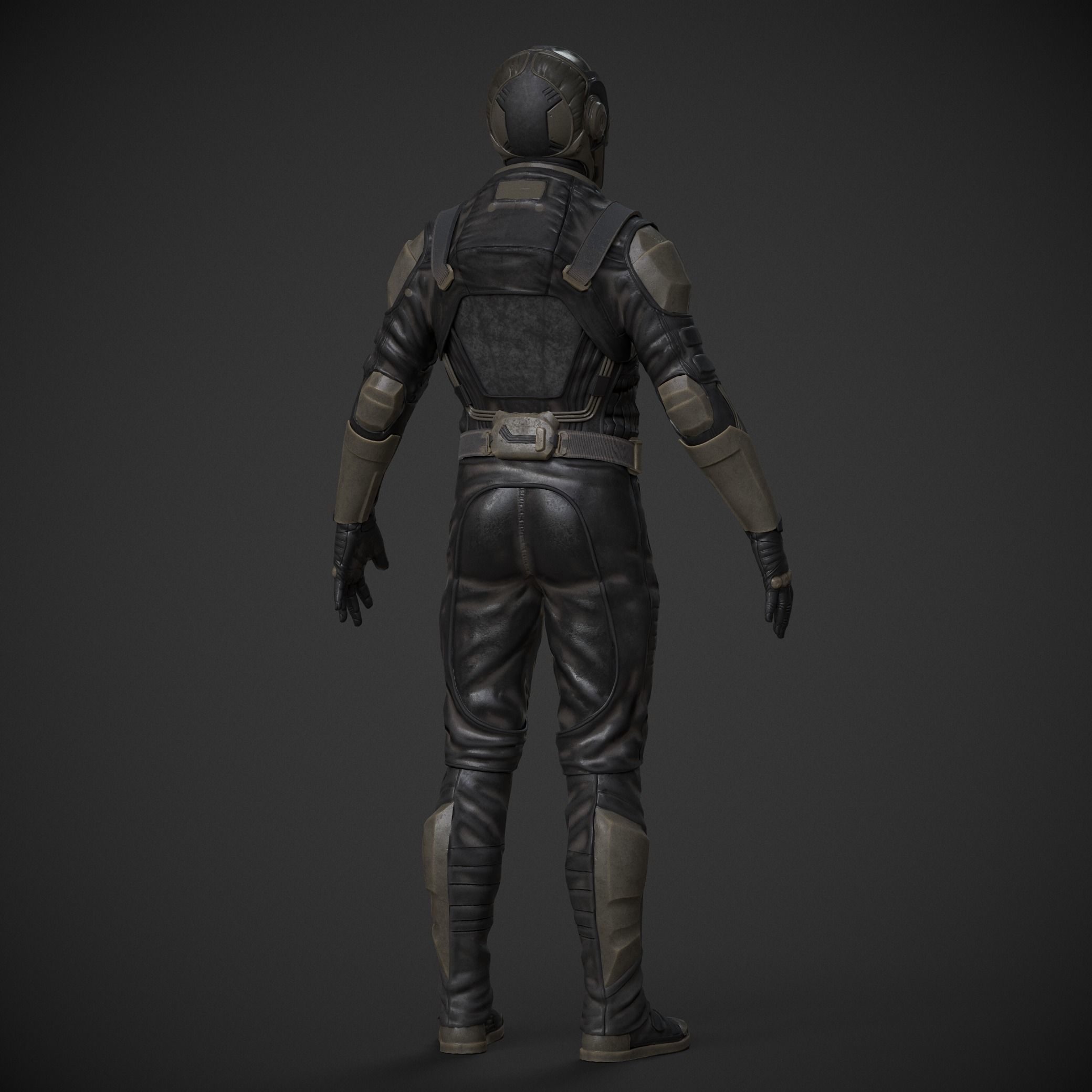 3D model Desert Soldier VR / AR / low-poly | CGTrader