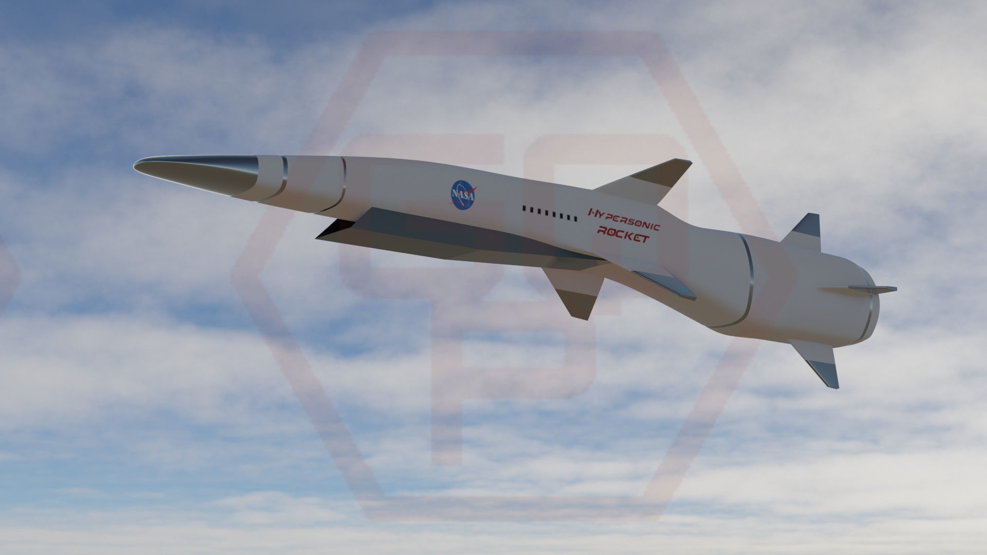 3D model Hypersonic rocket VR / AR / low-poly | CGTrader