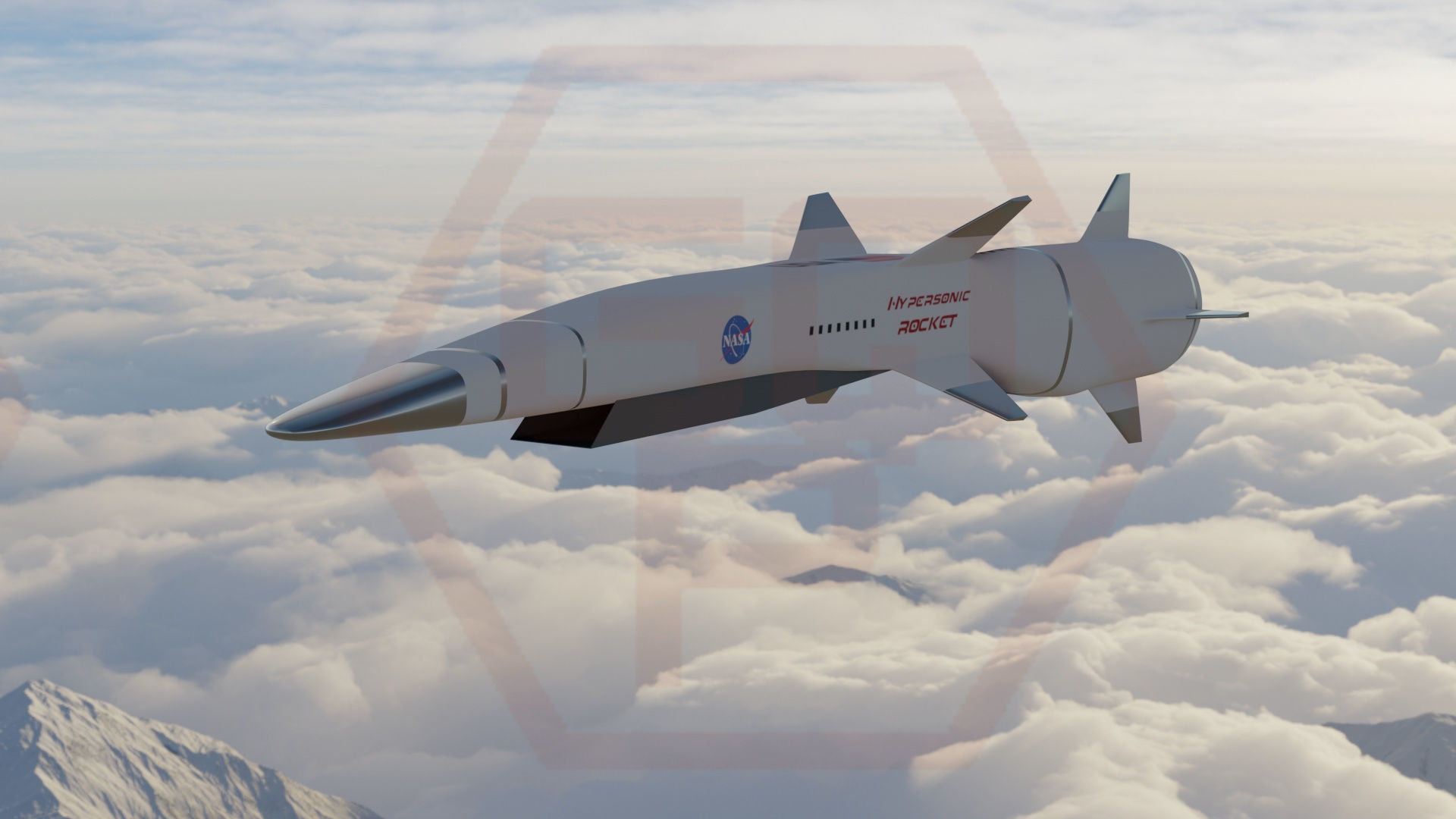 3D model Hypersonic rocket VR / AR / low-poly | CGTrader