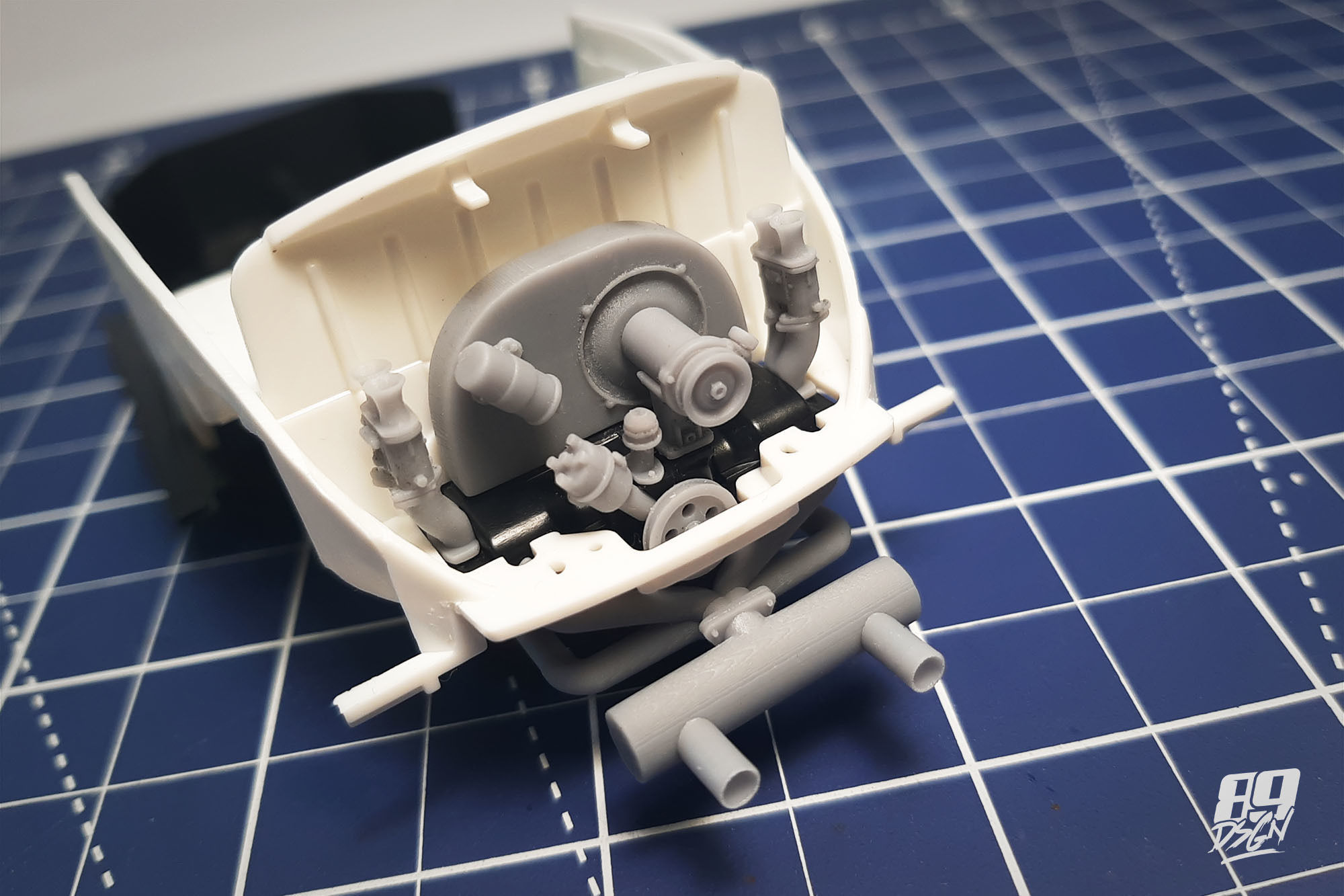 VW Tamiya 1300 Beetle - Engine upgrade parts kit 3D model 3D printable ...