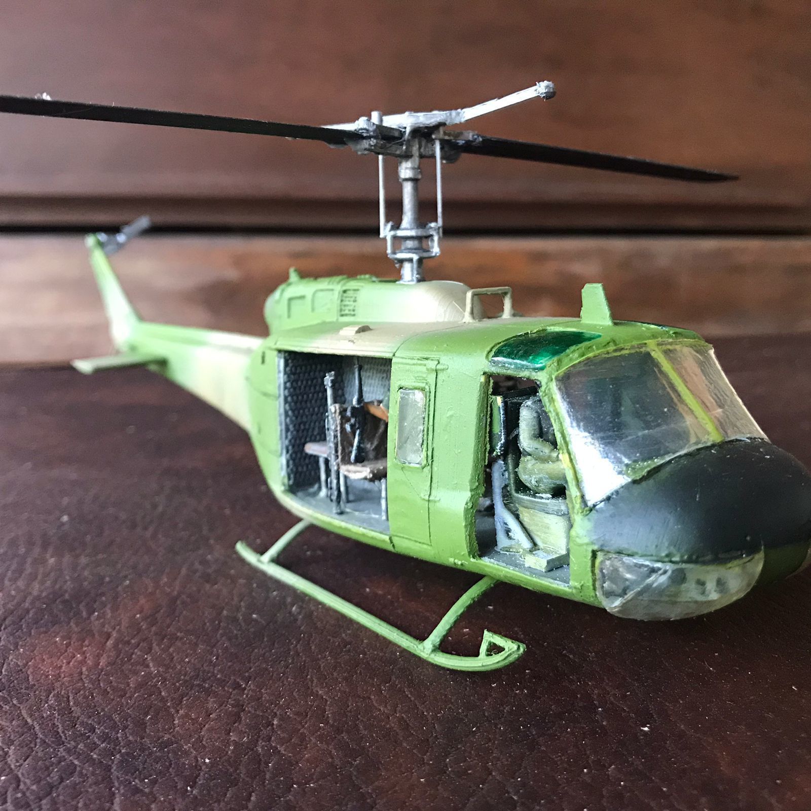 HUEY UH1H HELICOPTER PRINTABLE ASSEMBLY KIT SCALE 1 48 3D model 3D ...