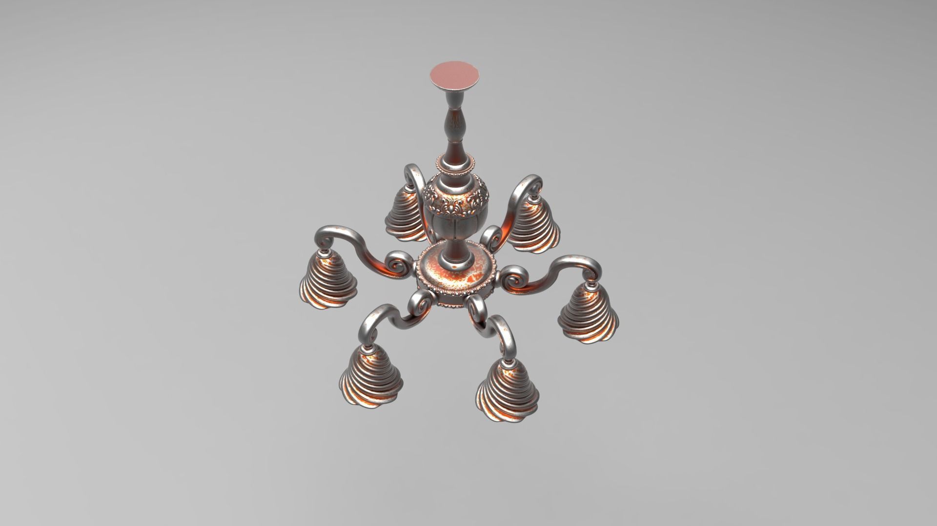Chandelier free 3D model 3D printable | CGTrader