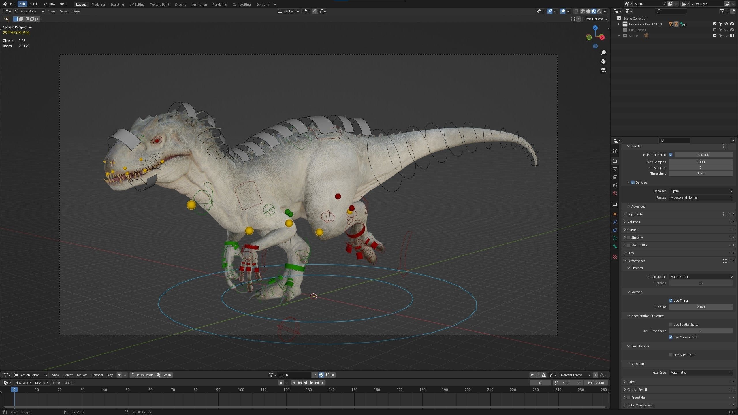 3D model Jurassic World Park Indominus Rex Blender VR / AR / low-poly | CGTrader