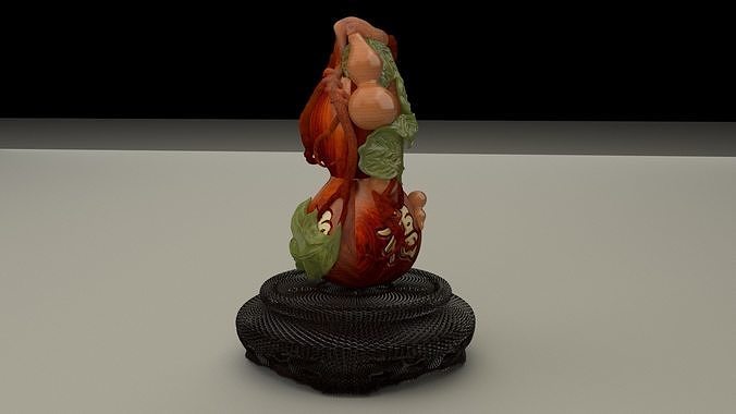 Chinese gourd 3D model | CGTrader