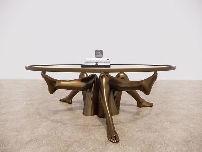 Superluxe Isadora Table 3D model | CGTrader