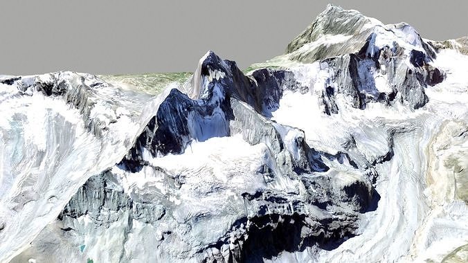 Mountain landscape The Matterhorn Alps 3D model | CGTrader