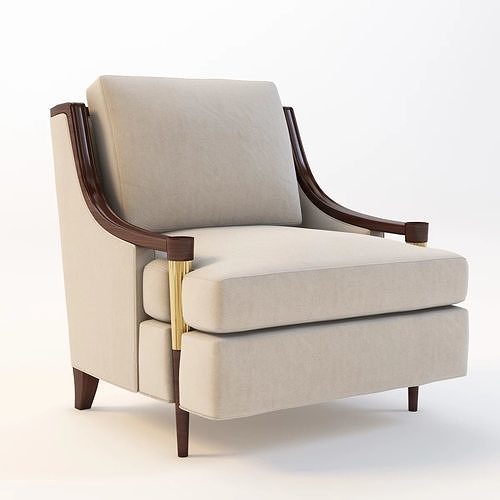 Baker Signature Lounge Chair 3D model | CGTrader