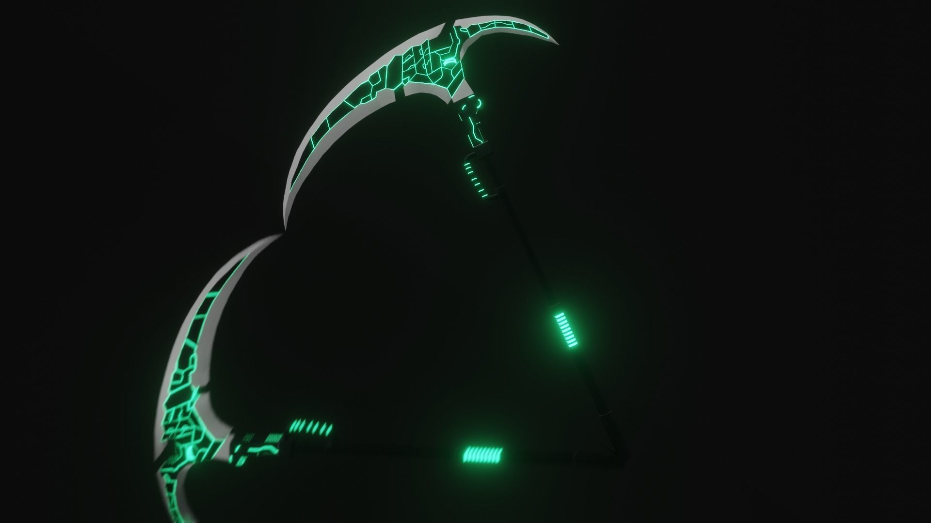 3D model Sci-Fi Scythe 3D model VR / AR / low-poly | CGTrader