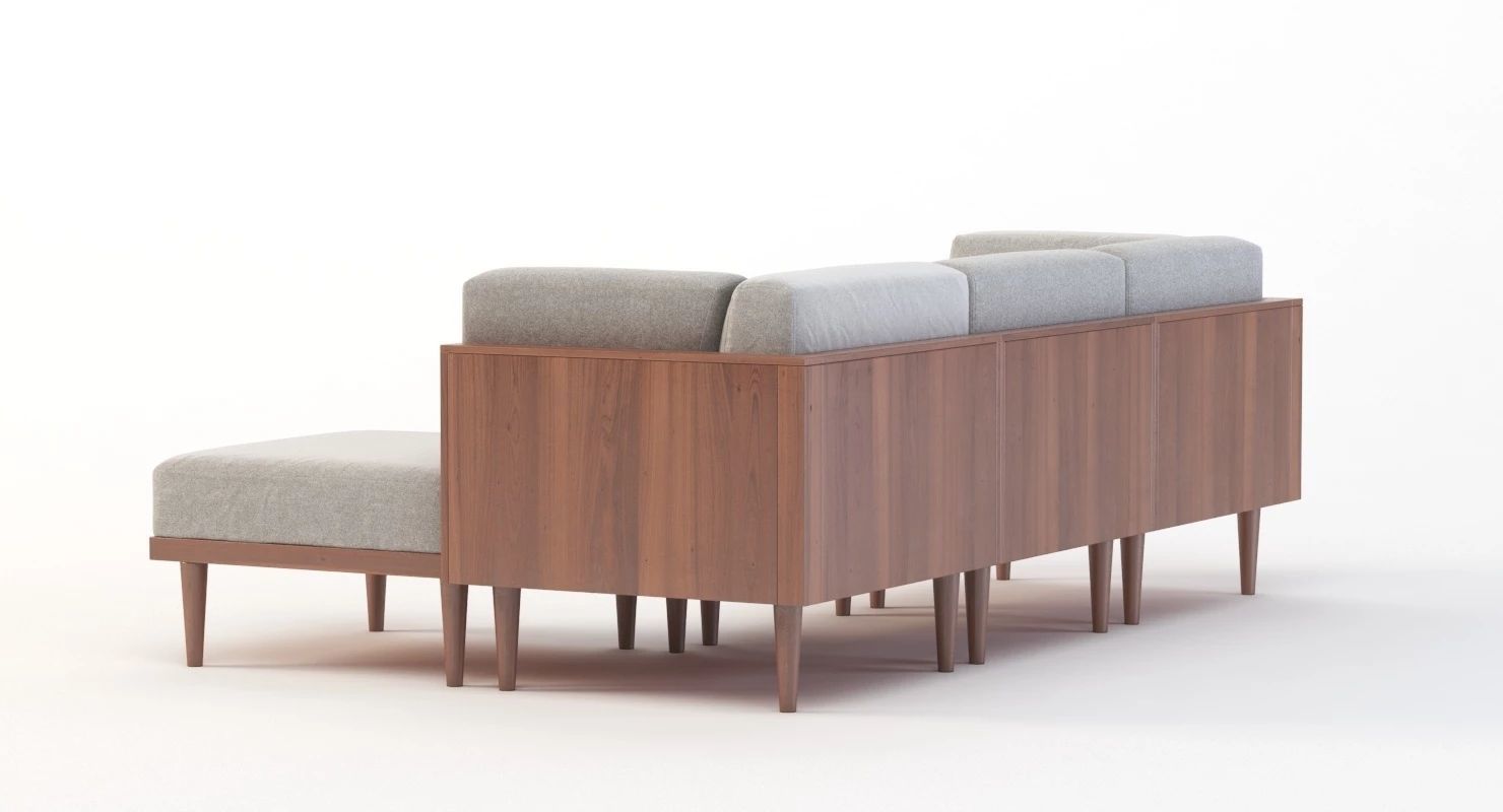 Bellanest Soto Modular Sectional Sofa Chaise corner module 3D model ...