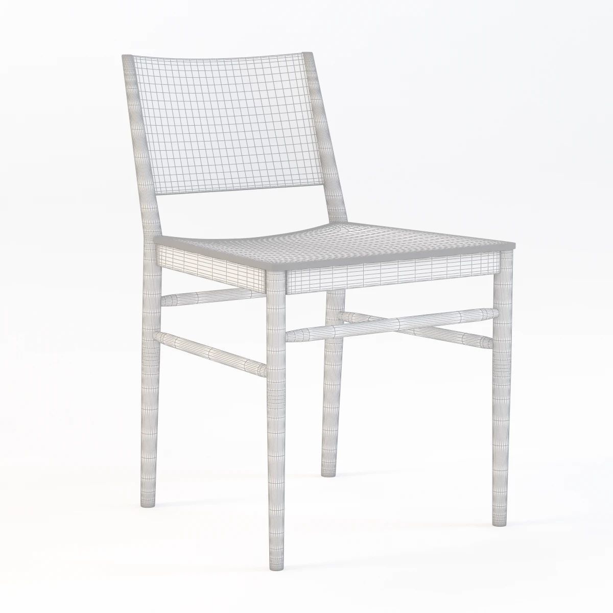 Billiani Tracy Dining Chair 3D model | CGTrader