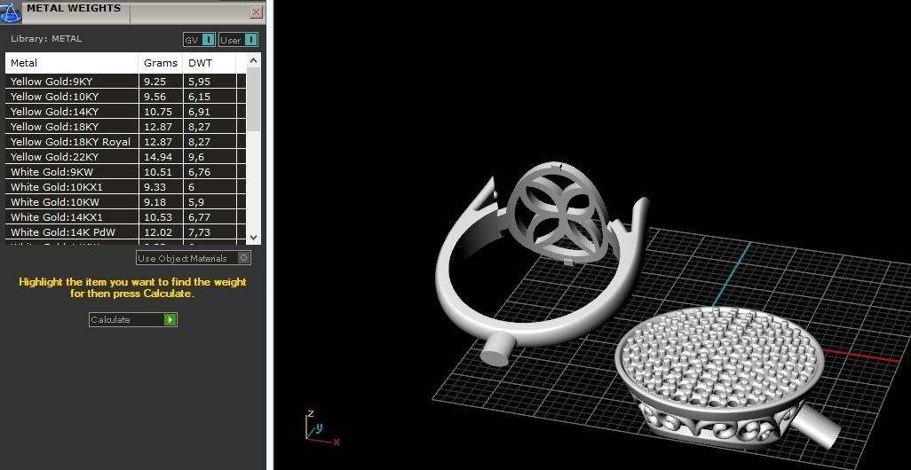 Ring Model 2302 3D model 3D printable | CGTrader