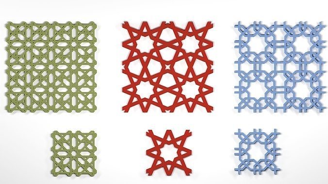 Islamic pattern 3D model | CGTrader