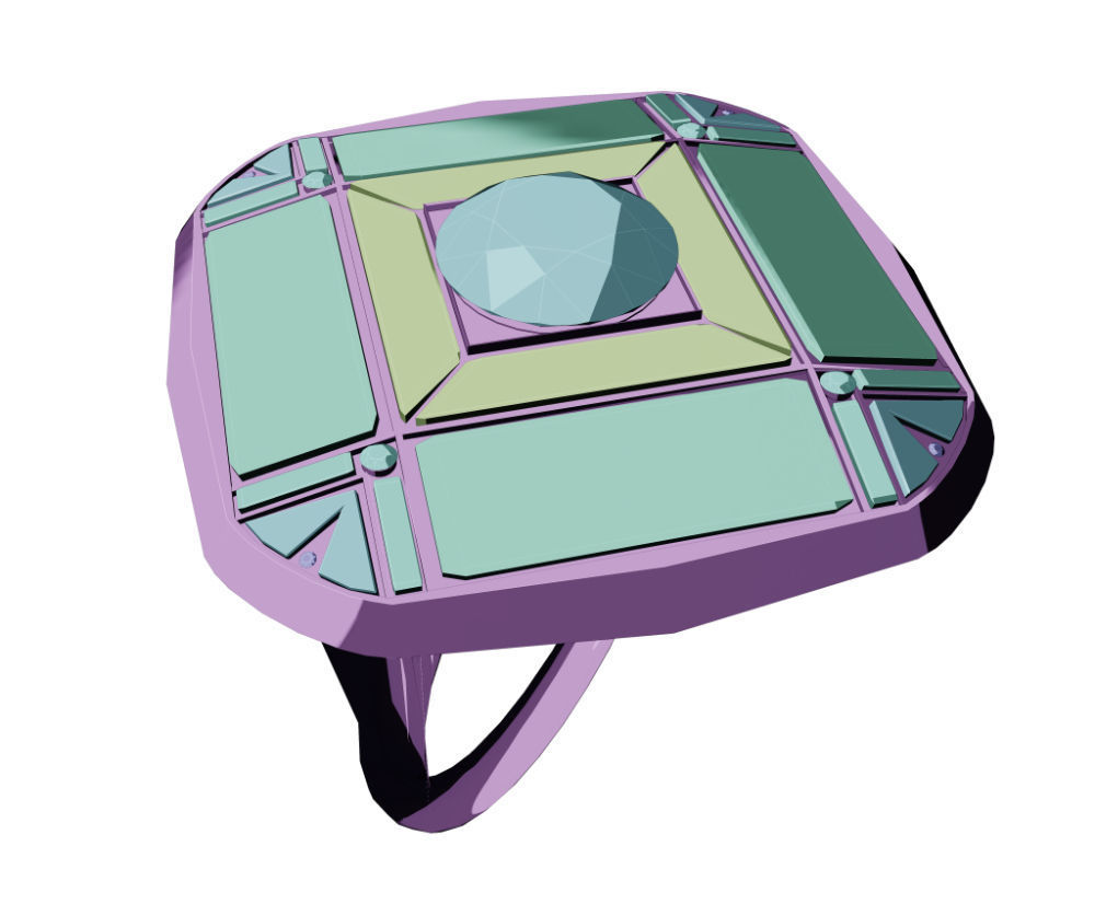 Jewellery Ring Stone Diamant Brilliant Geschmeide 3D model | CGTrader