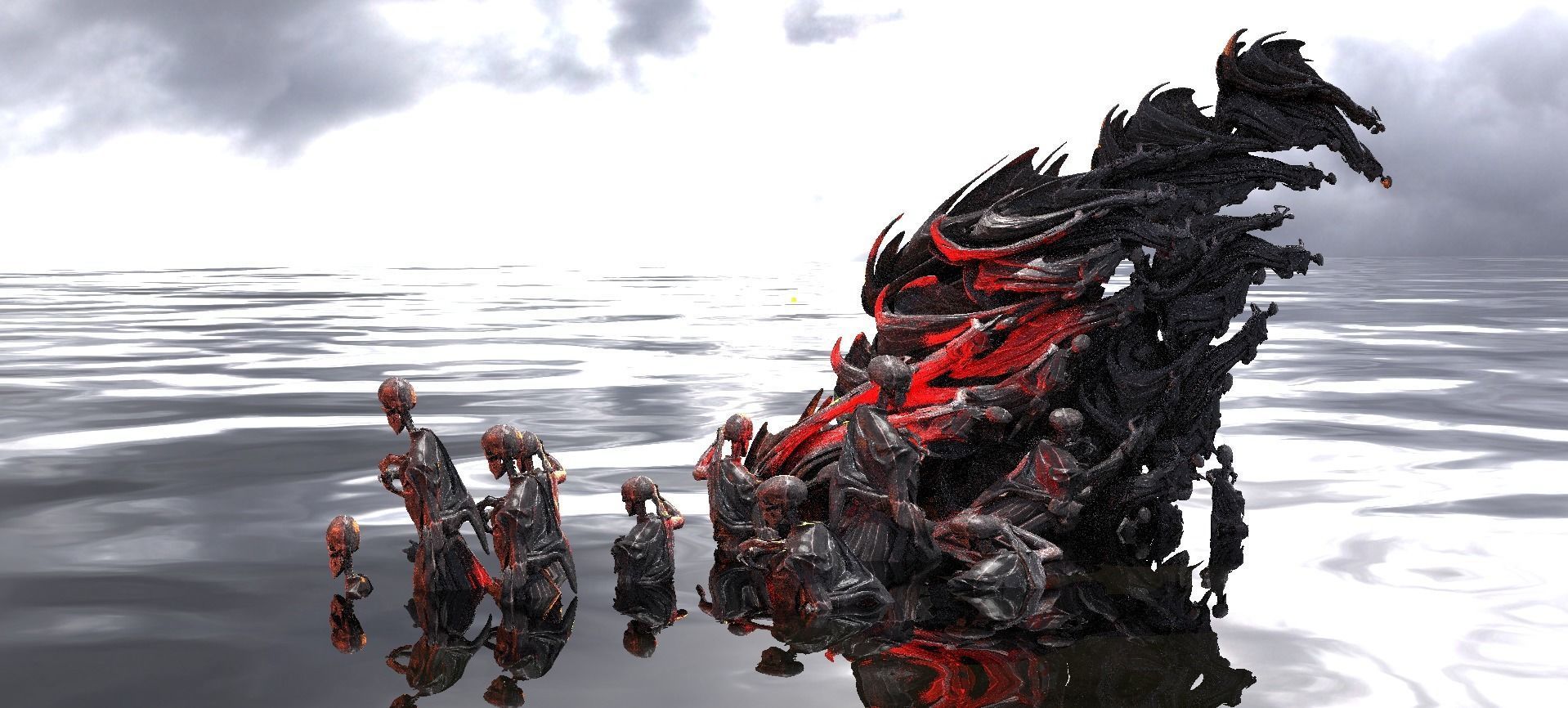 Dantes Inferno Ghost Archway Kit bash 3D model | CGTrader