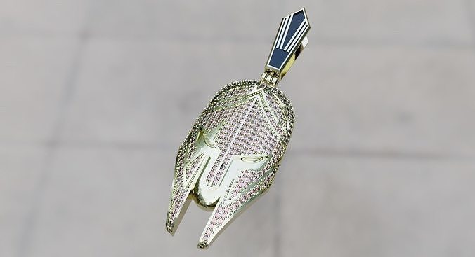 gladiator helmet pendant 3D model 3D printable | CGTrader
