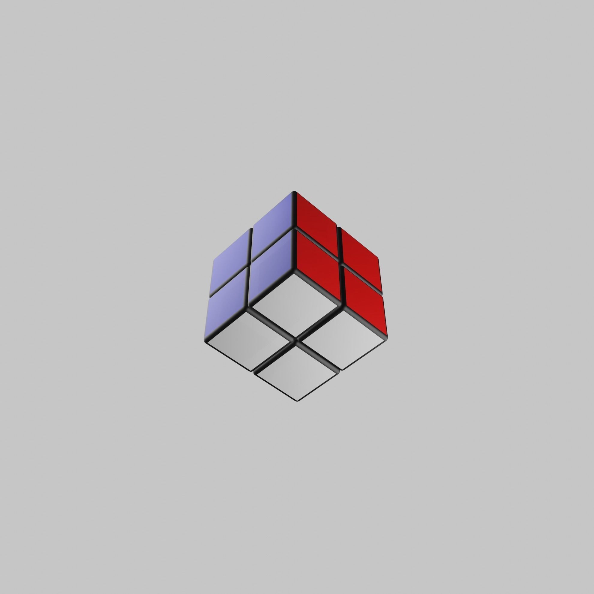 3D model 2x2x2 Rubiks Cube VR / AR / low-poly | CGTrader