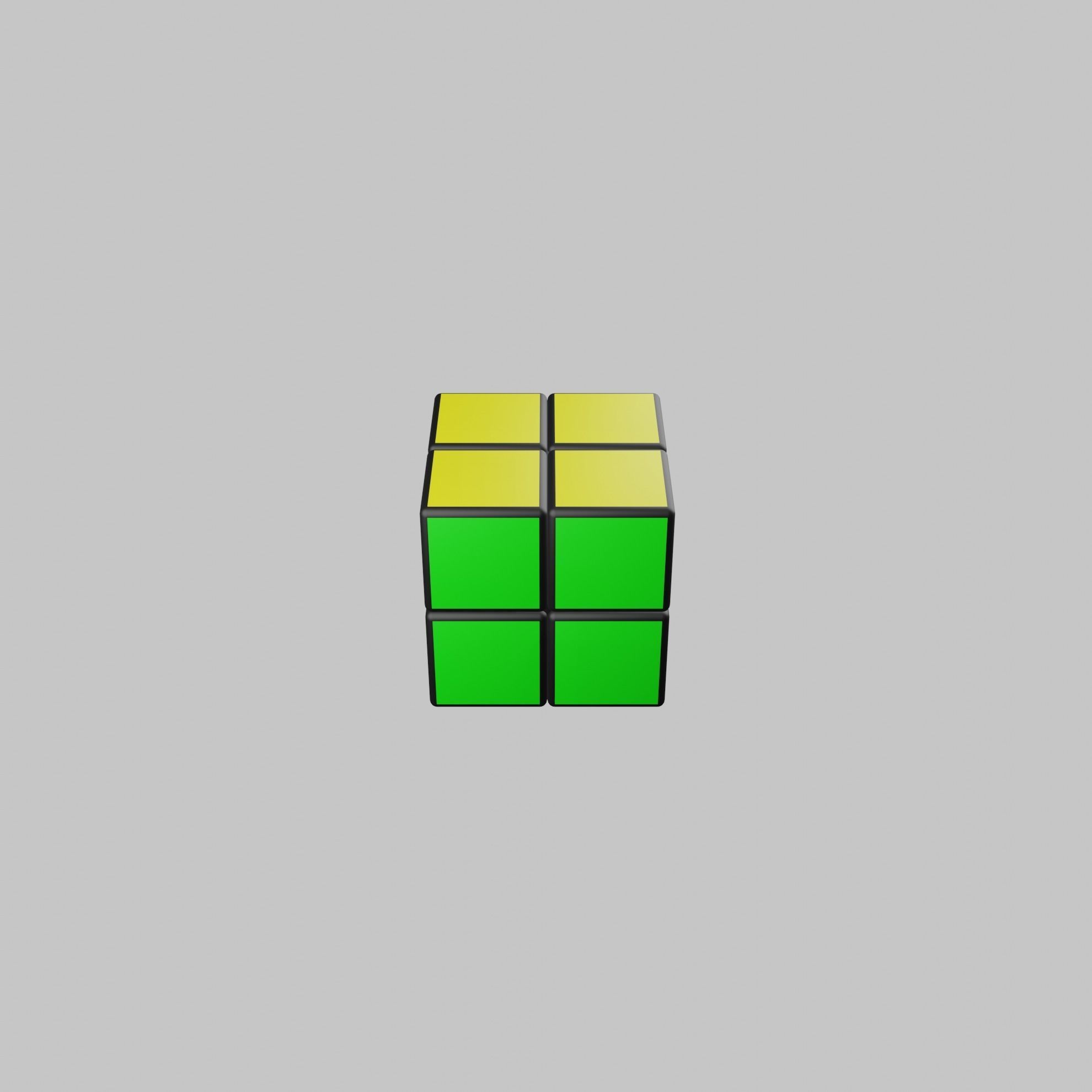 3D model 2x2x2 Rubiks Cube VR / AR / low-poly | CGTrader