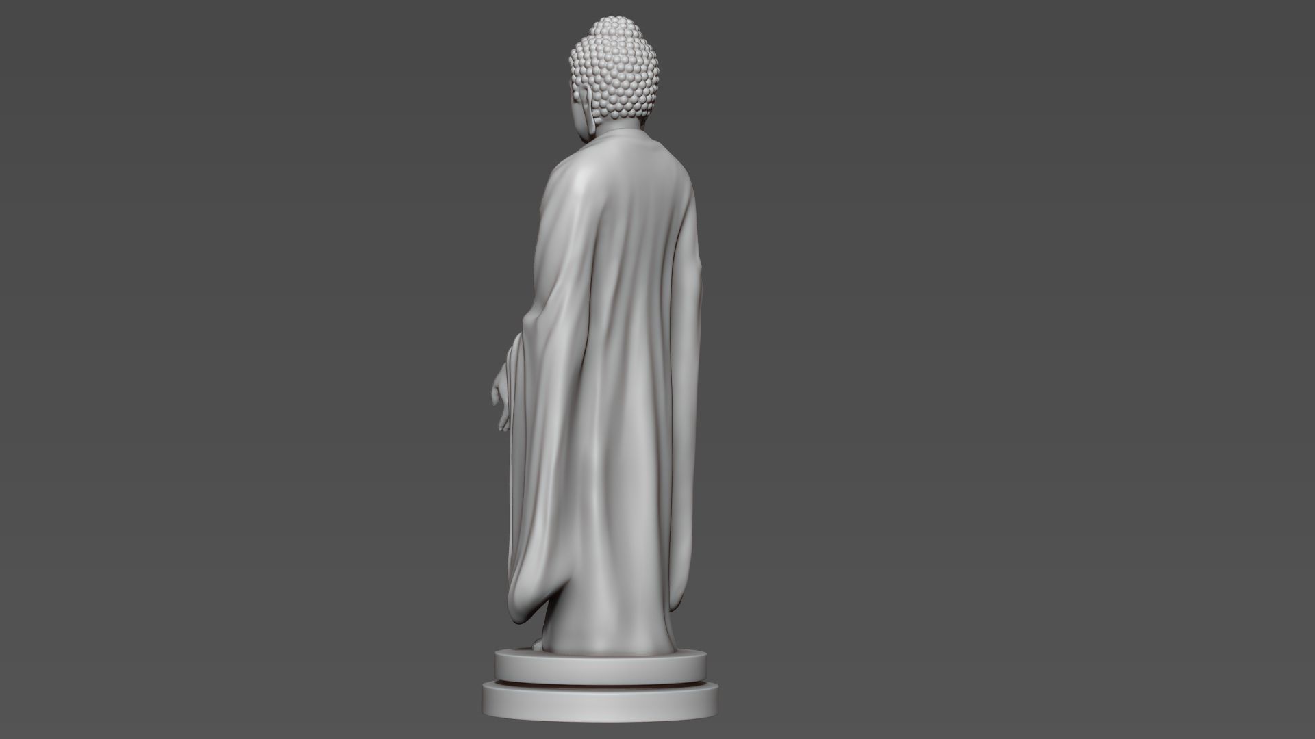 Buddha Standing 3D model 3D printable | CGTrader