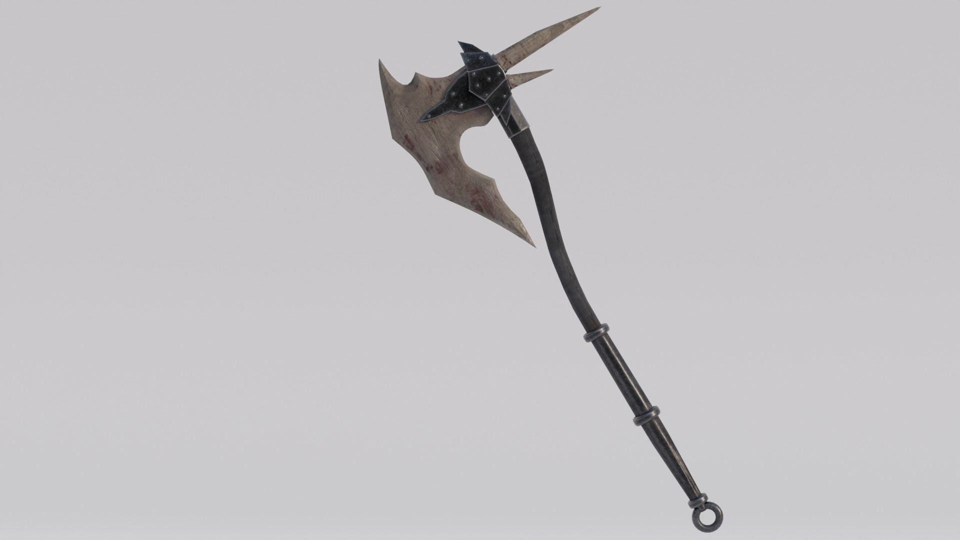 3D model Dragon Bon Two Handed Ax VR / AR / low-poly | CGTrader