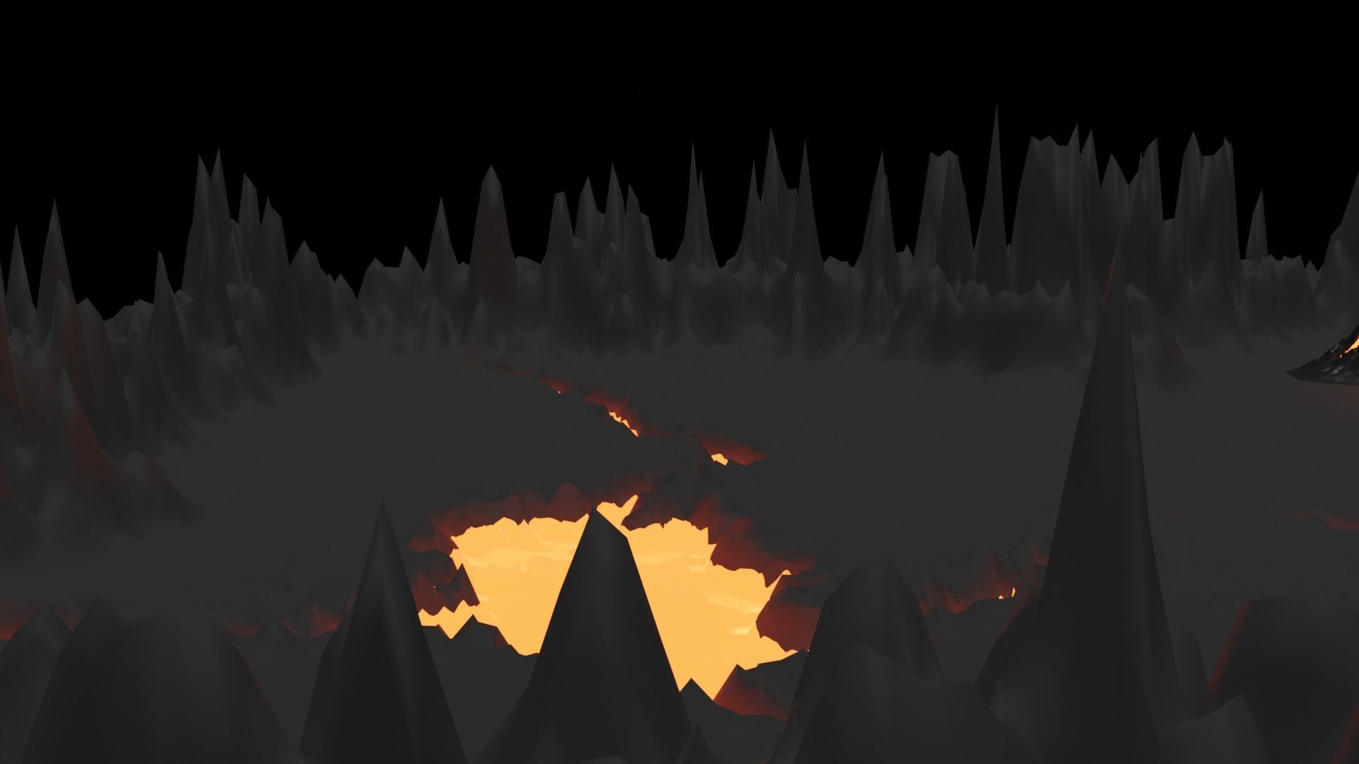 3D model Mordor Lord Of The Rings Height Map VR / AR / low-poly | CGTrader