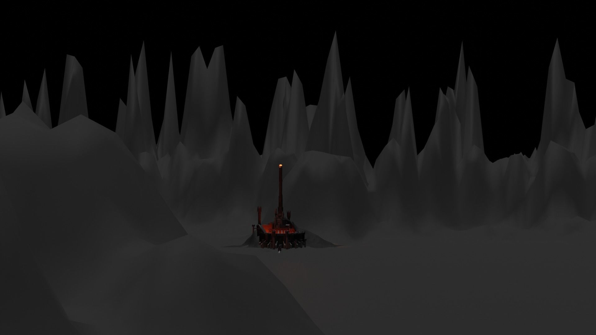 3D model Mordor Lord Of The Rings Height Map VR / AR / low-poly | CGTrader