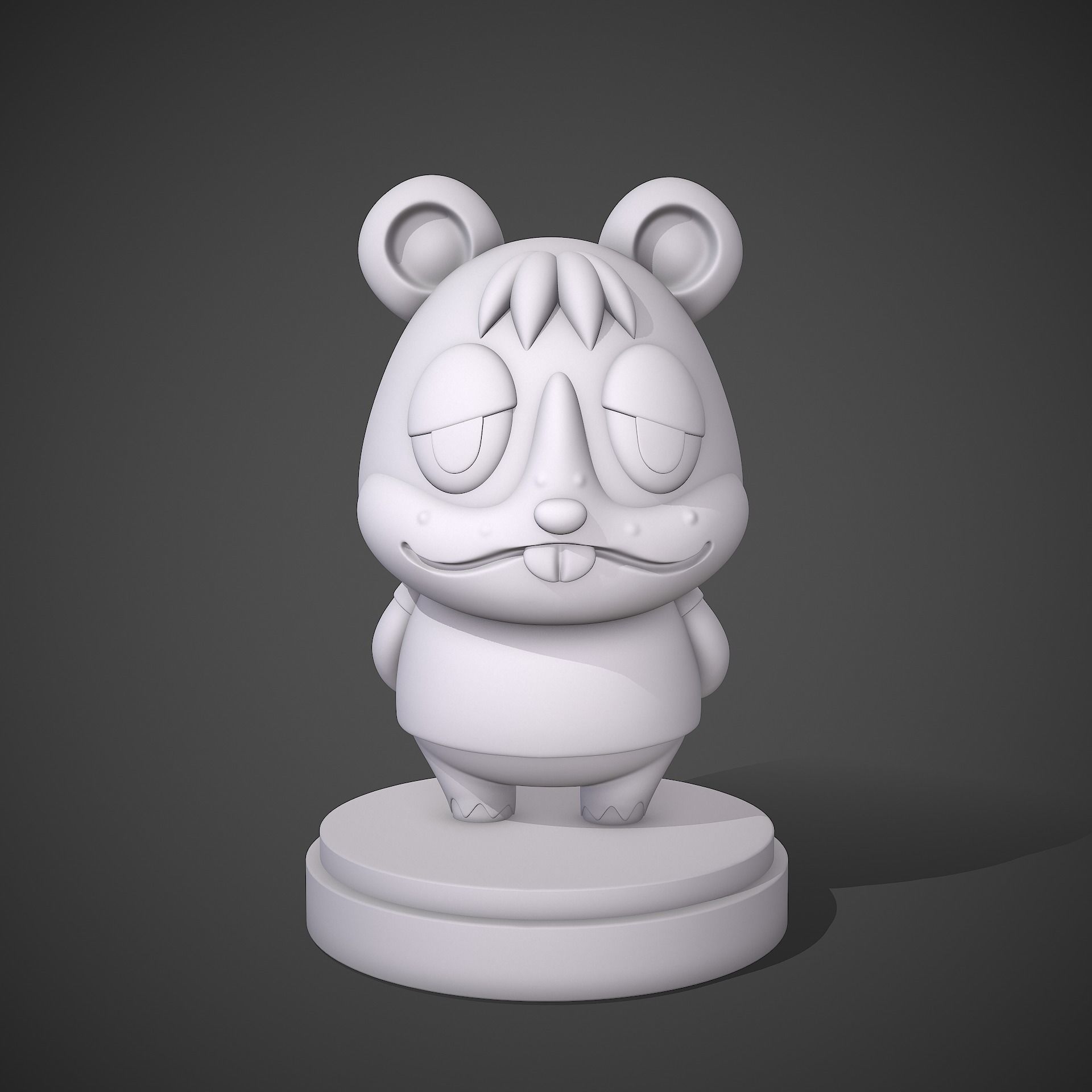 RODNEY - CHUSQUIS - ANIMAL CROSSING HAMSTER 3D model 3D printable ...