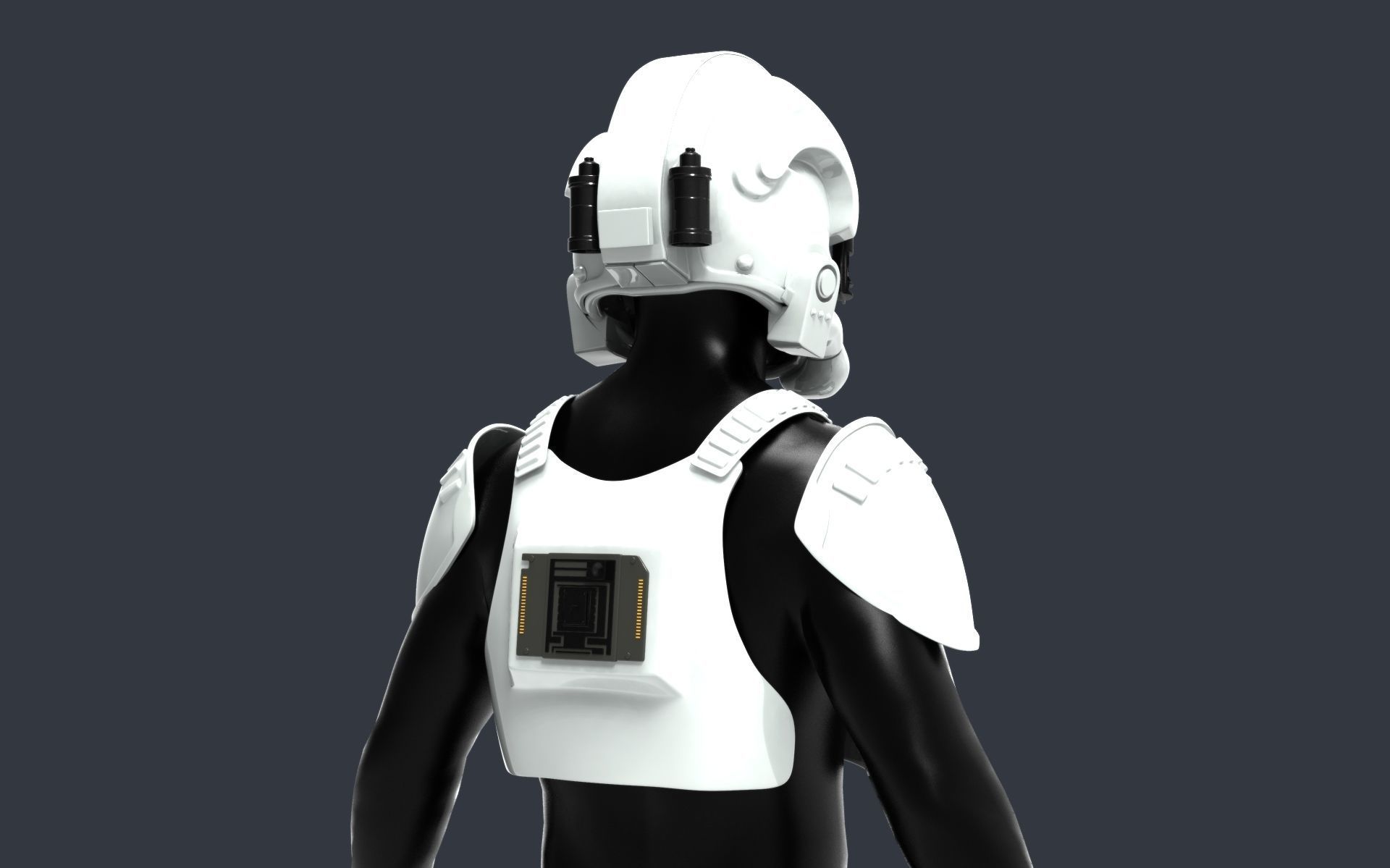 Imperial AT-AT driver 3D model 3D printable | CGTrader