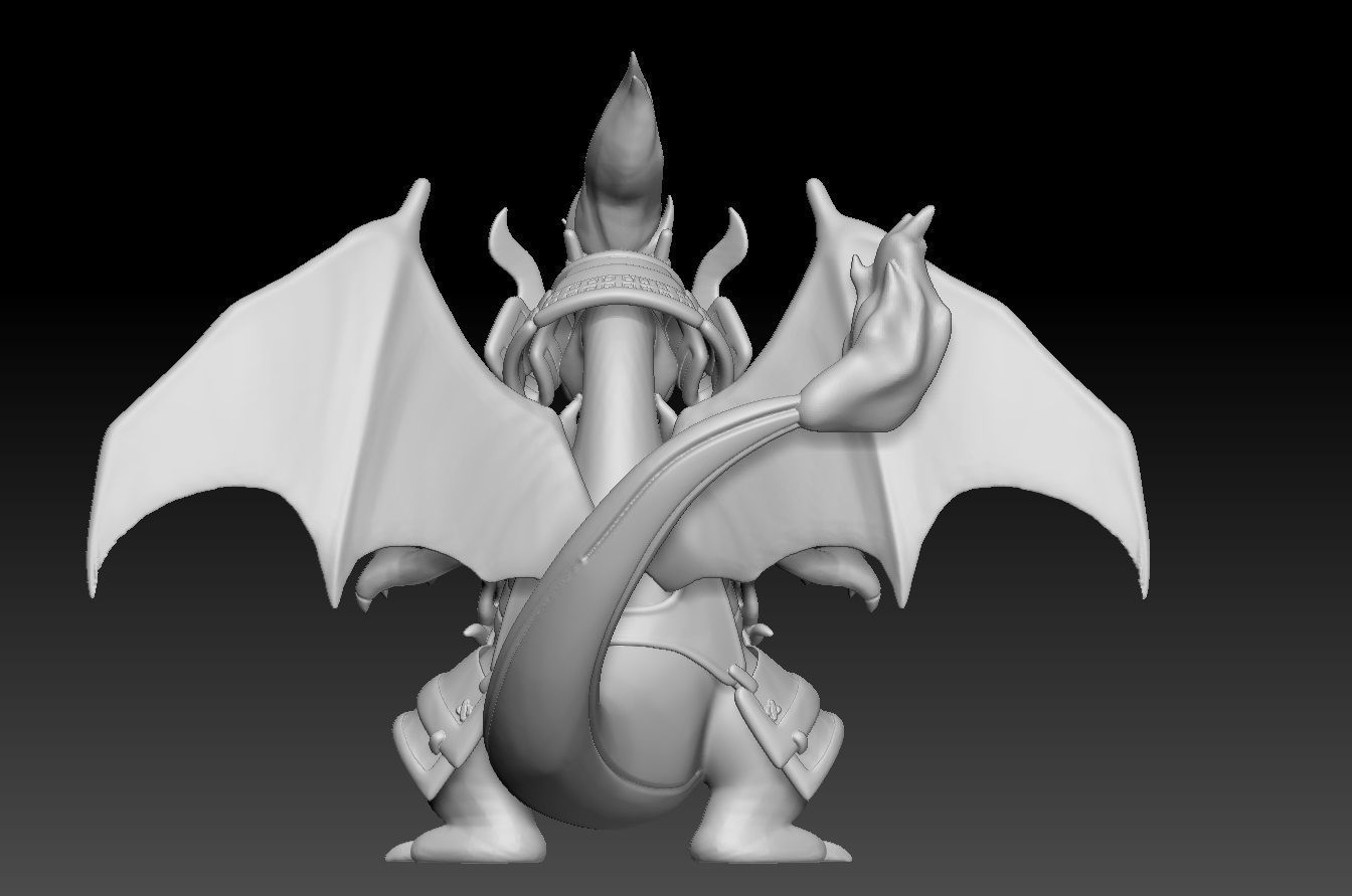 Pokemon Unite Charizard Armor Style 3D model 3D printable | CGTrader