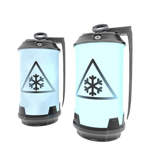 3D model Futuristic Frost Grenade VR / AR / low-poly | CGTrader