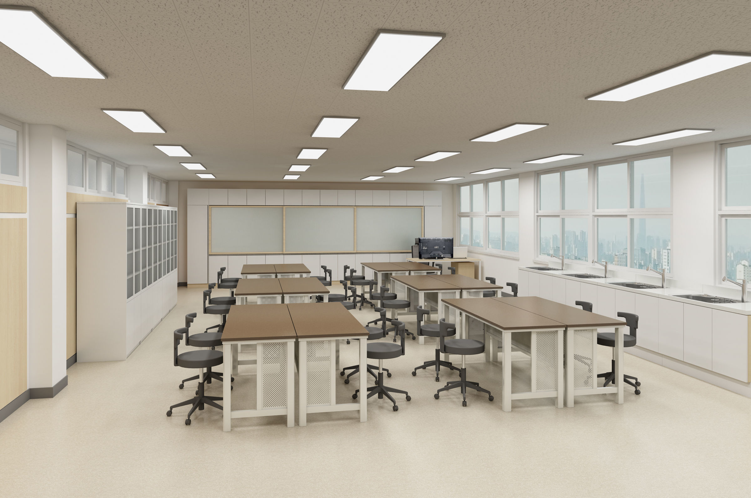 Science Room free 3D model | CGTrader