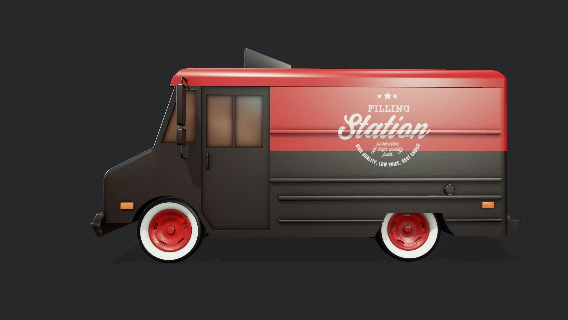 3D model Delivery Truck - Tutorial Included VR / AR / low-poly | CGTrader