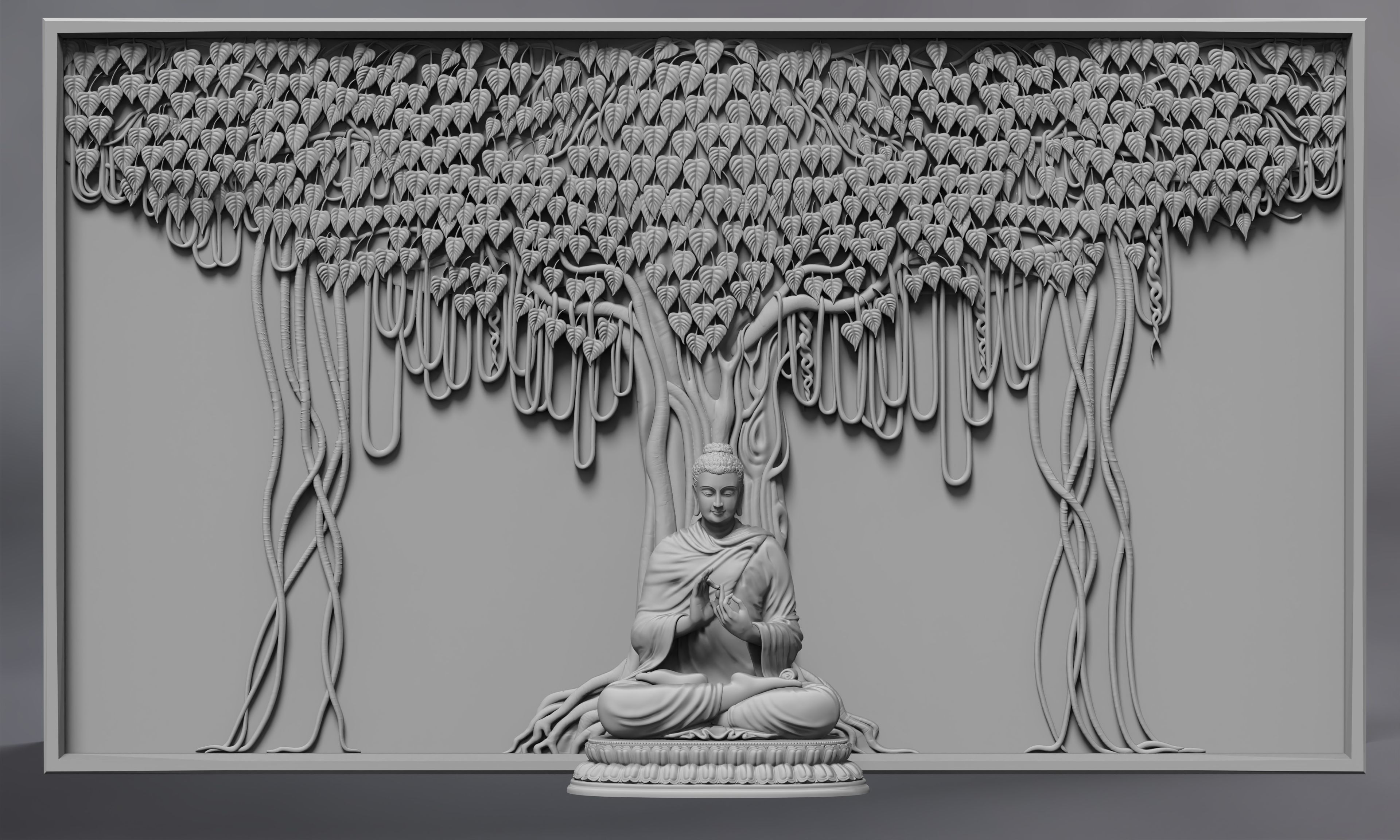 3D model Buddha Dharma Chakra Mudra VR / AR / low-poly | CGTrader