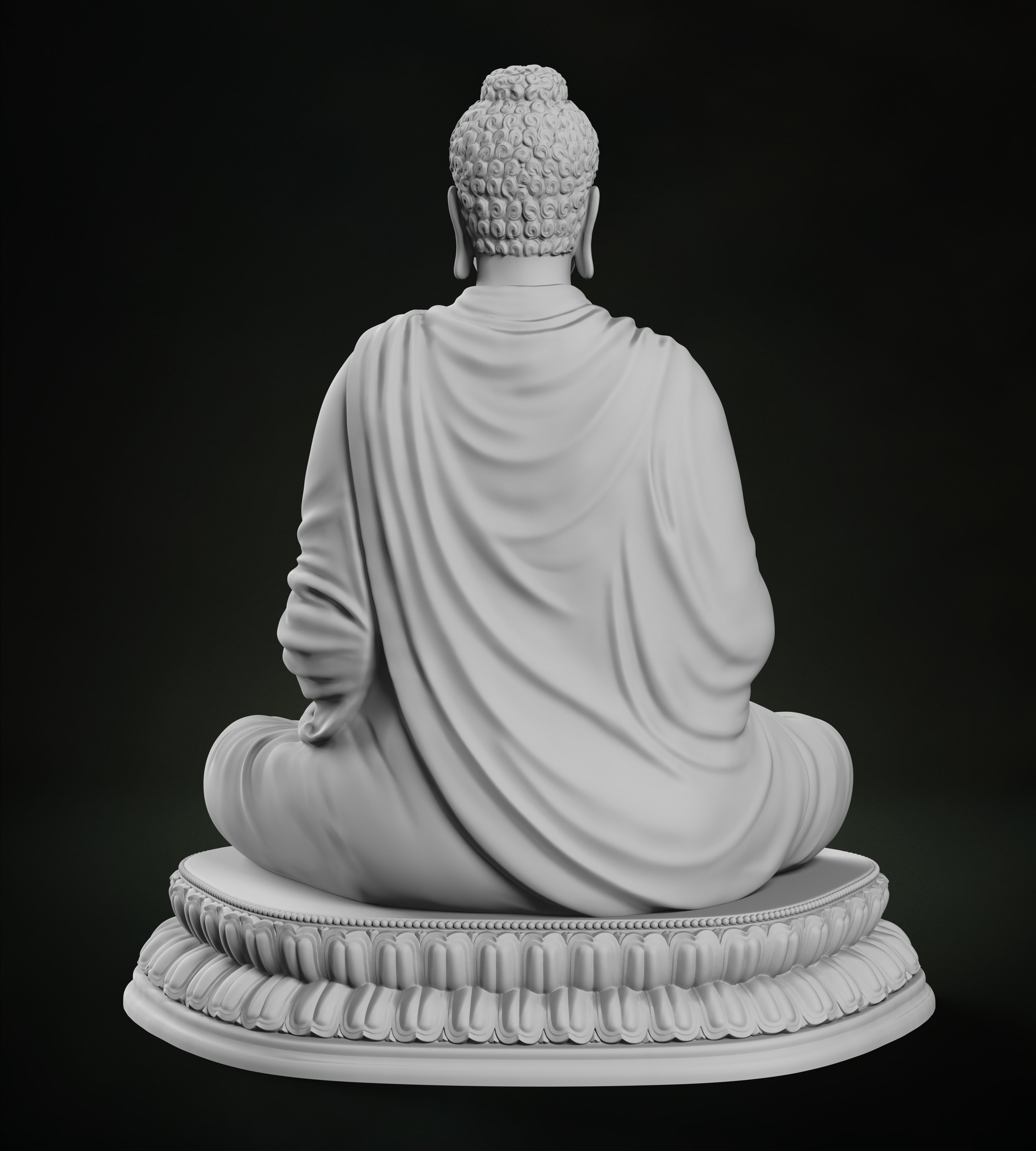 3D model Buddha Dharma Chakra Mudra VR / AR / low-poly | CGTrader