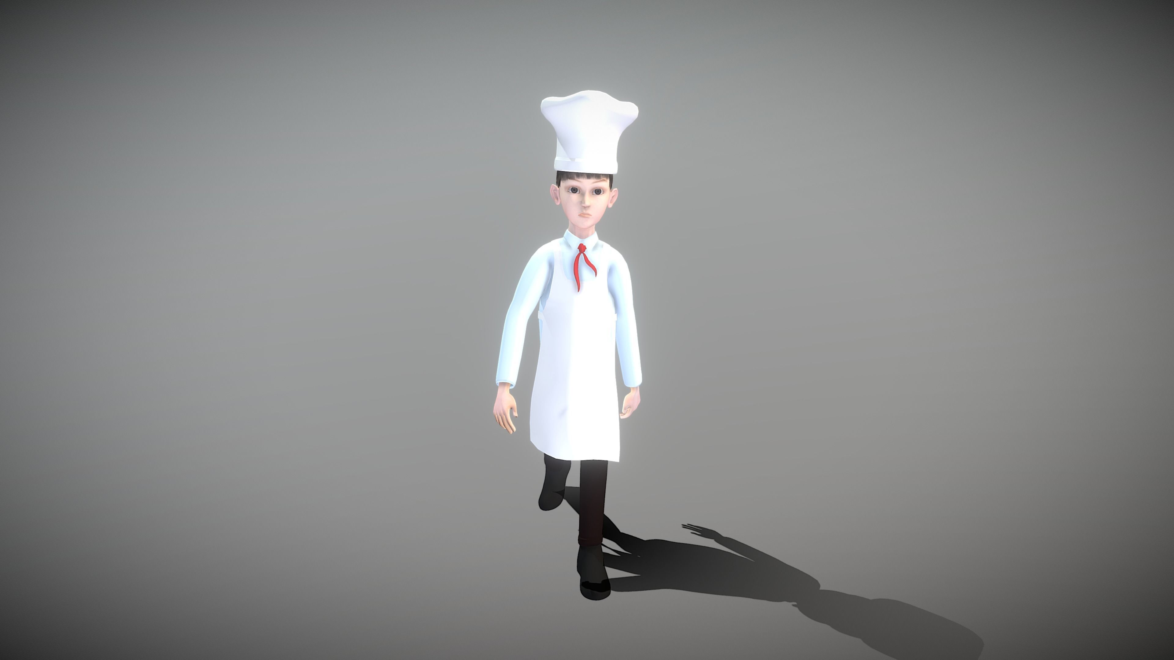 3D model Cartoon Cook VR / AR / low-poly | CGTrader