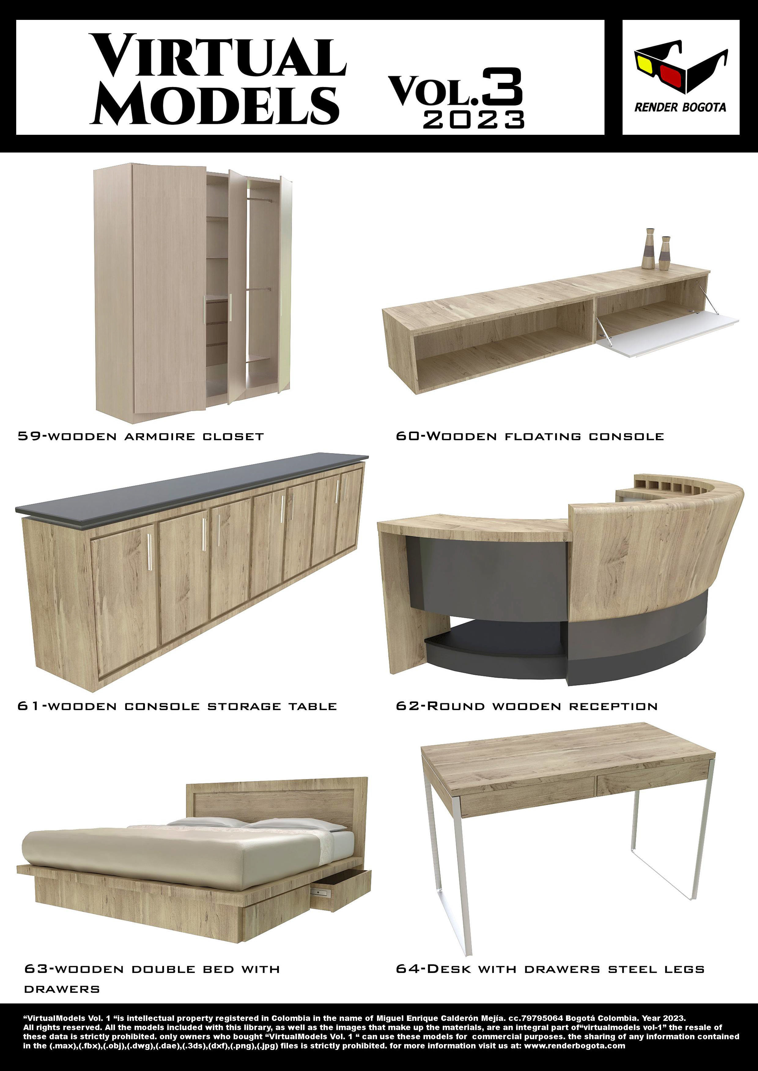 Virtual Models Vol-3 3D model | CGTrader